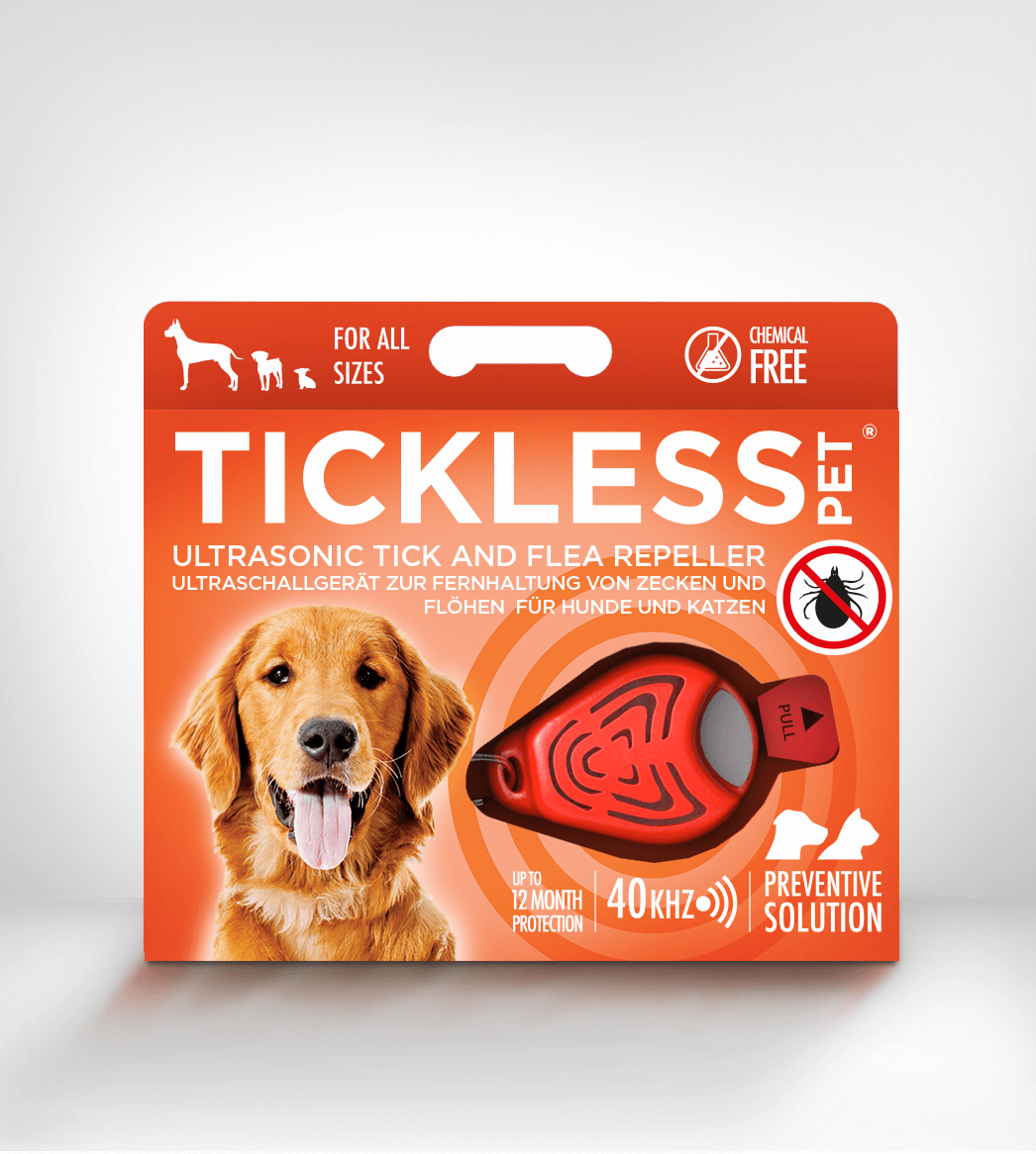 Ultrasonido TICKLESS PET naranja – Tickless Argentina